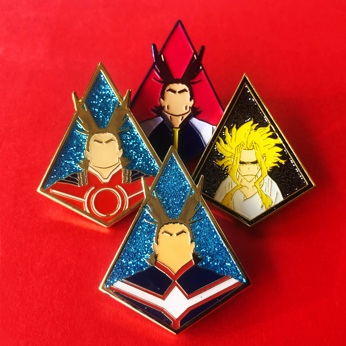 All Might Enamel Pin! [Silver Age Variant] – Meteor Patrol