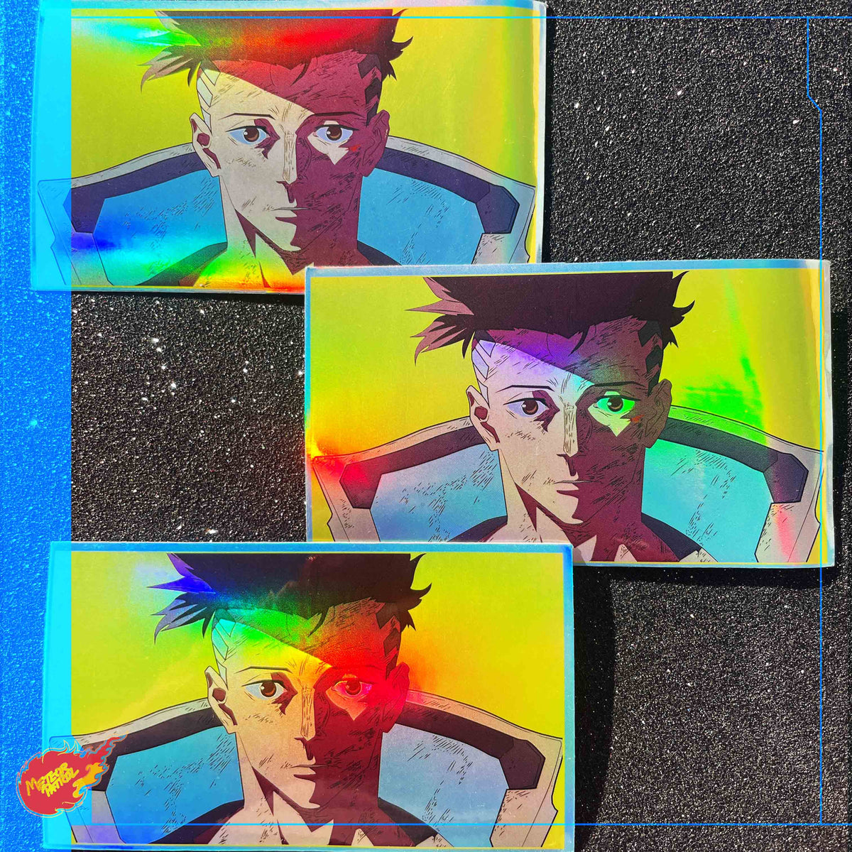 Edgerunners David Face Holographic Sticker! – Meteor Patrol